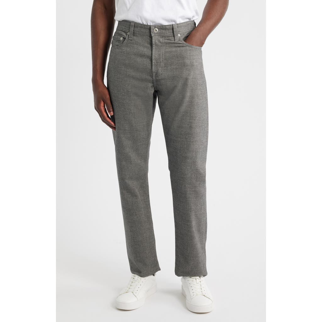 AG Everett Slim Straight-Leg Brushed Cotton-Twill Pants